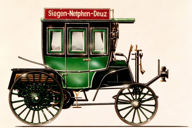 125 years ago Mercedes-Benz launched the first engine-powered bus ...