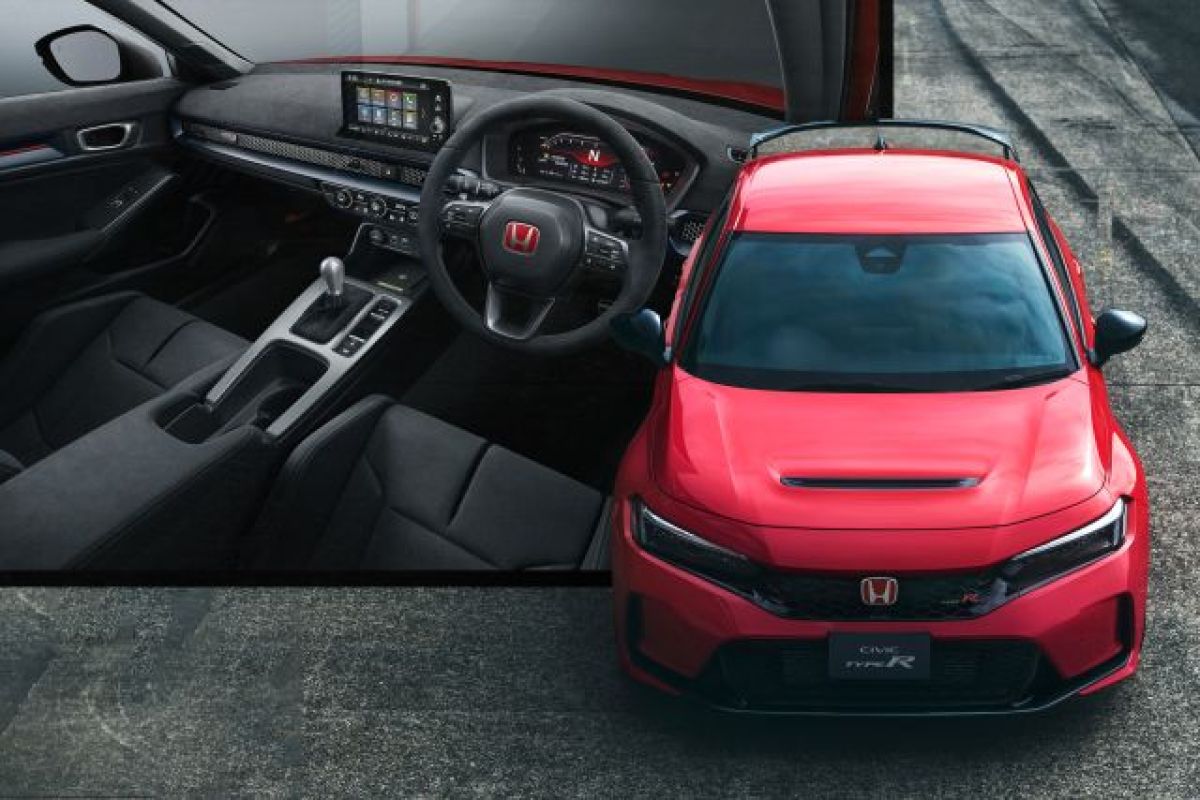 Dark Mode: Honda Civic Type R interior package trades red for black ...