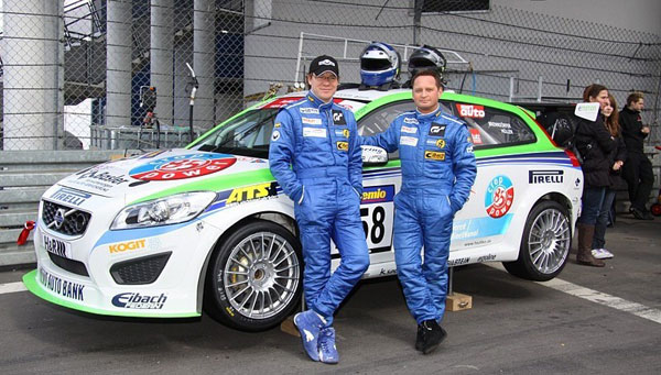 HEICO Volvo C30 jumps to victory at the Nurburgring 24 Hour Race ...