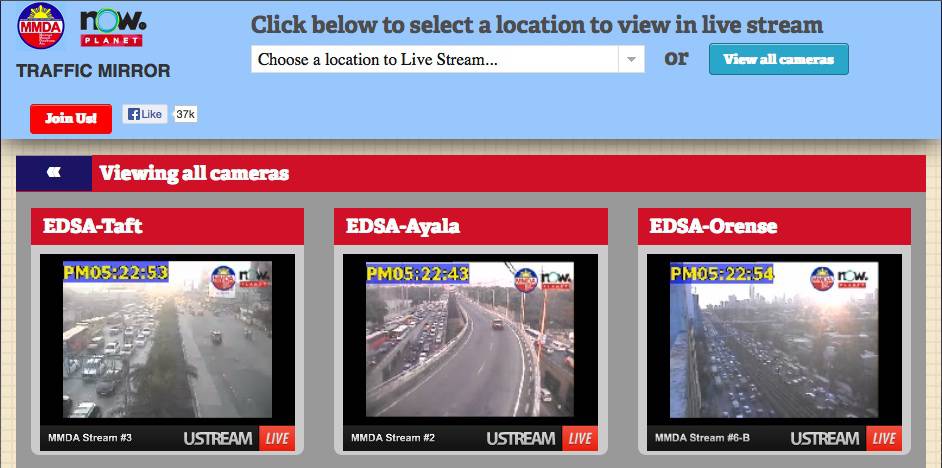 MMDA now allows you to view traffic camera footage in real time - Auto News