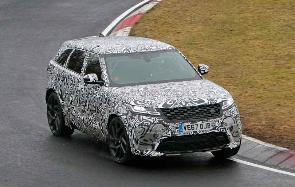 Spied: Supercharged Range Rover Velar SVR takes on the 'Ring - Auto News