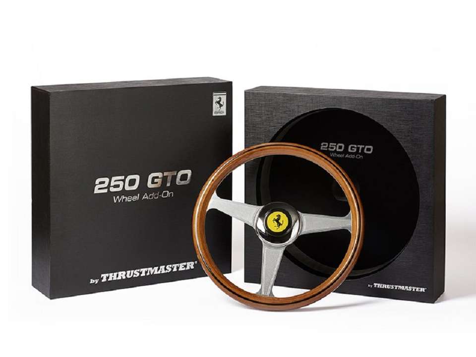 Thrustmaster goes old school with Ferrari 250 GTO replica wheel - Auto News