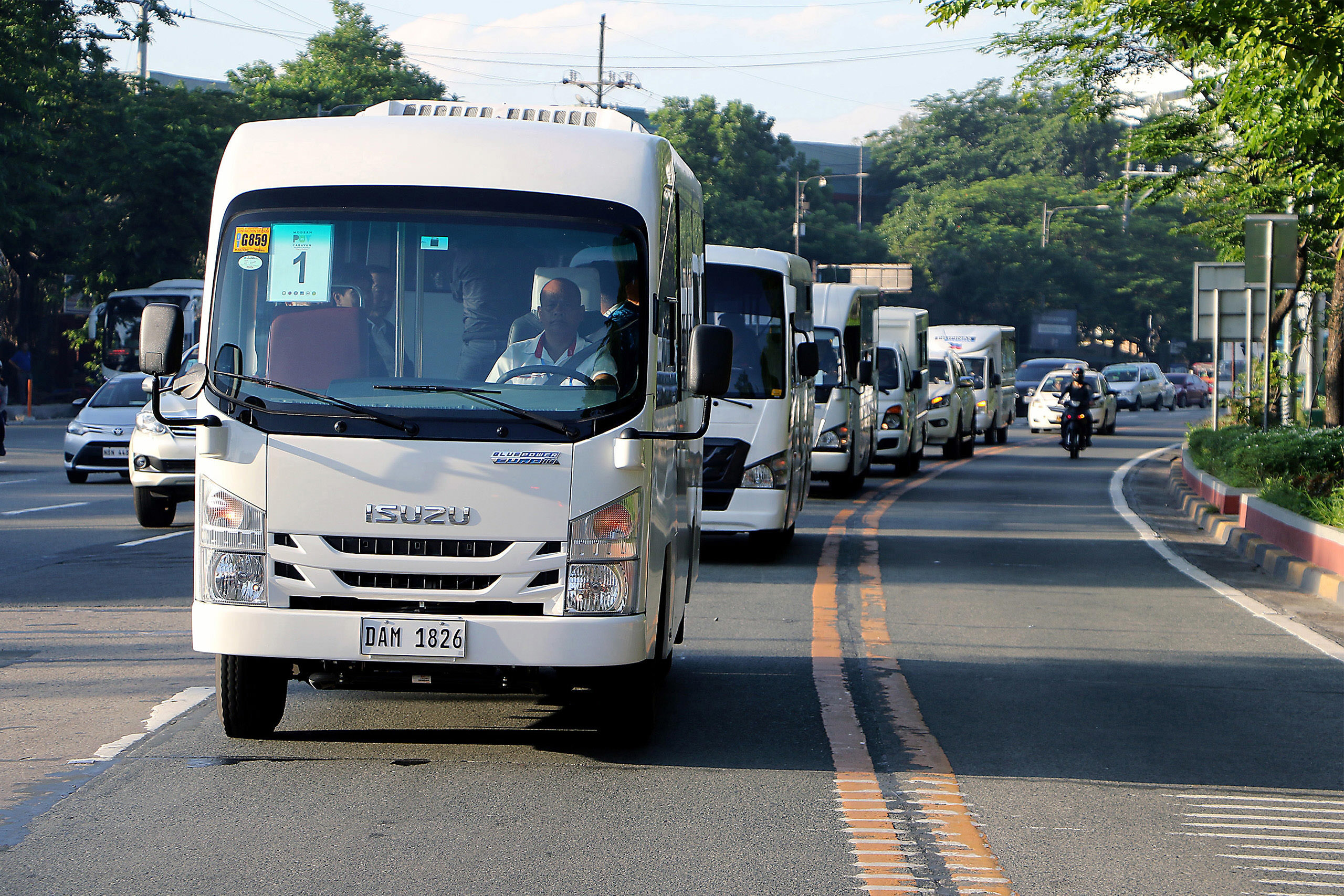 Isuzu PH joins LTFRB's first Modern PUV Caravan - Truck & Bus News
