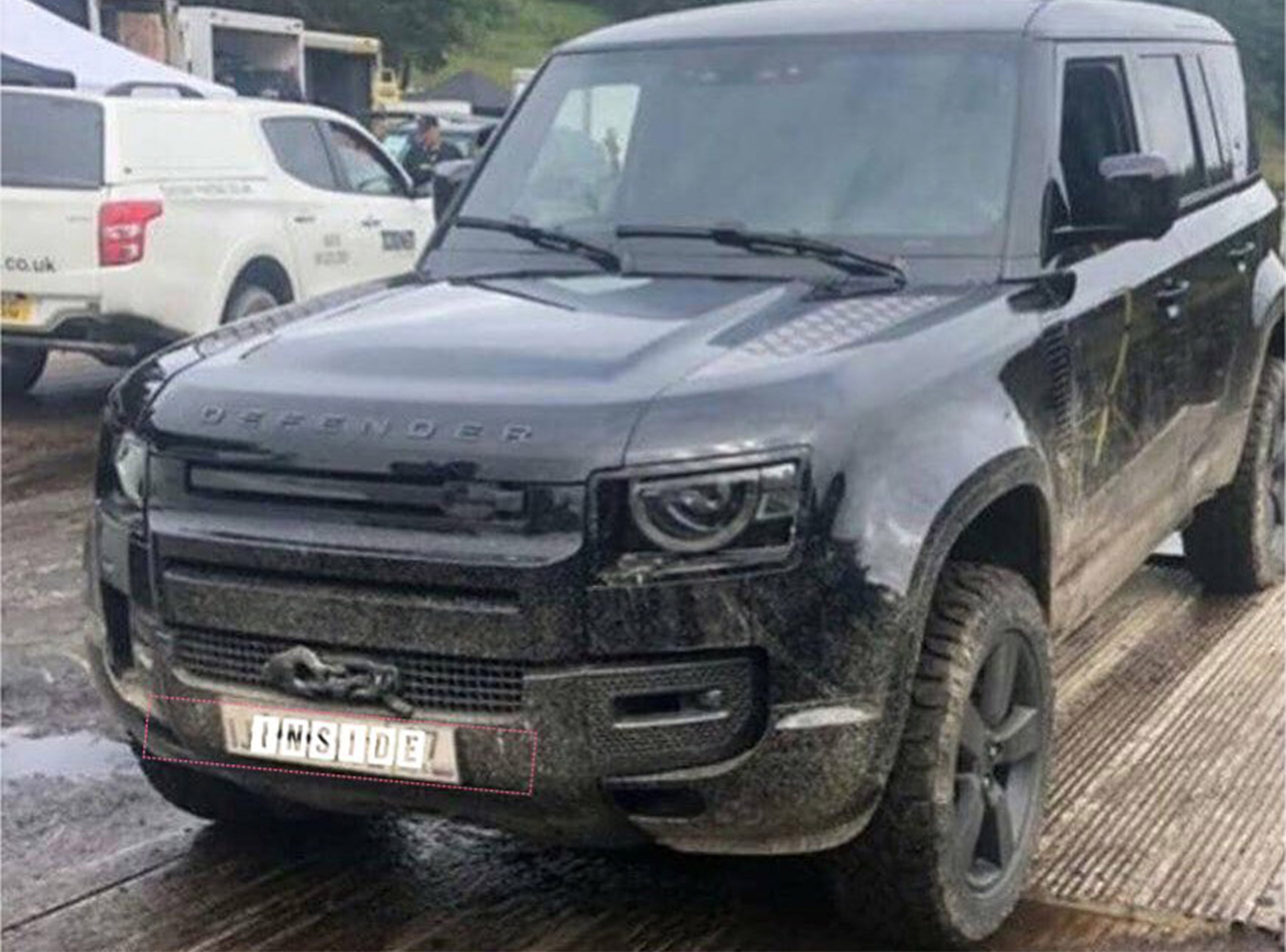 Here's the 2020 Land Rover Defender before we're supposed to see it ...