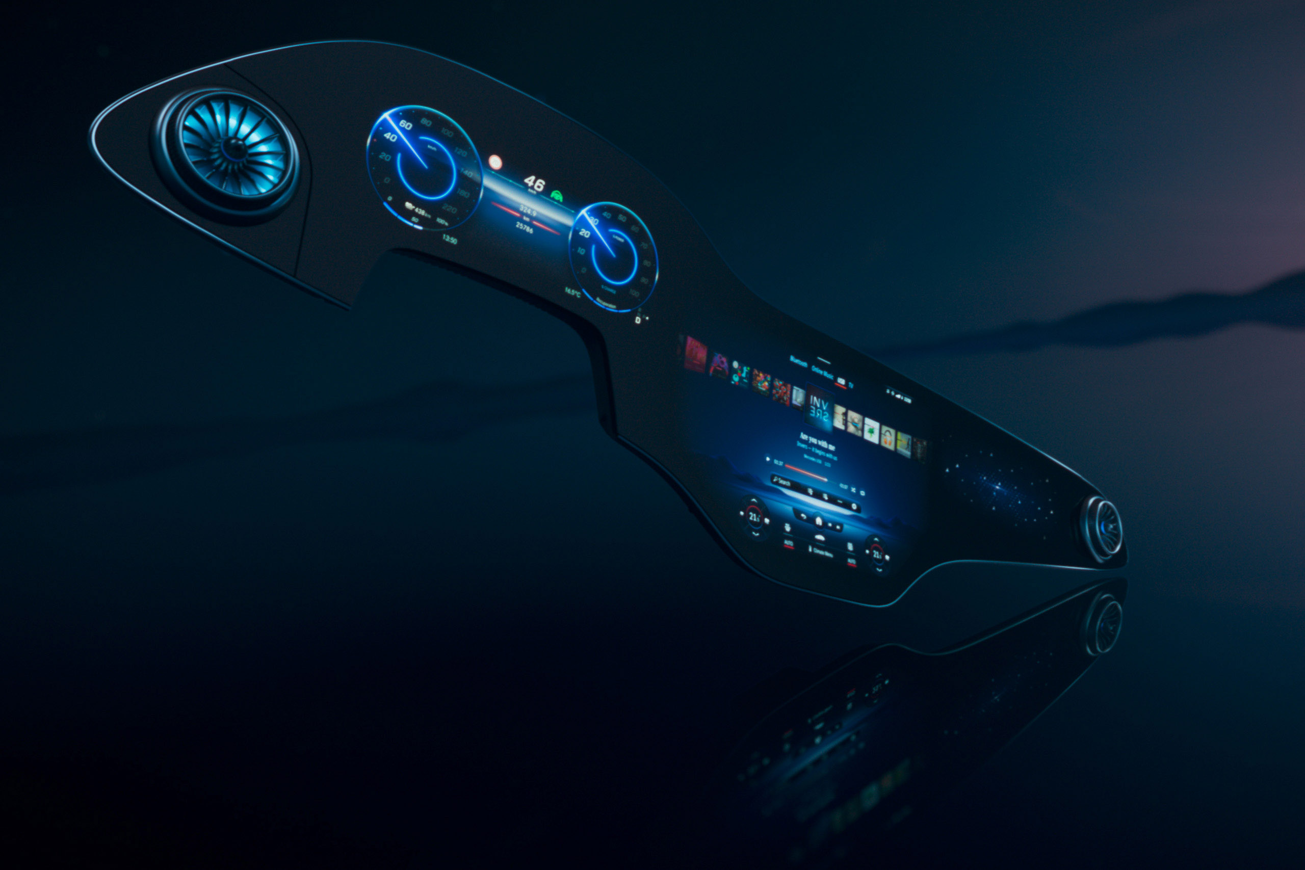 Mercedes-Benz reveals the mother of all touchscreens - Auto News