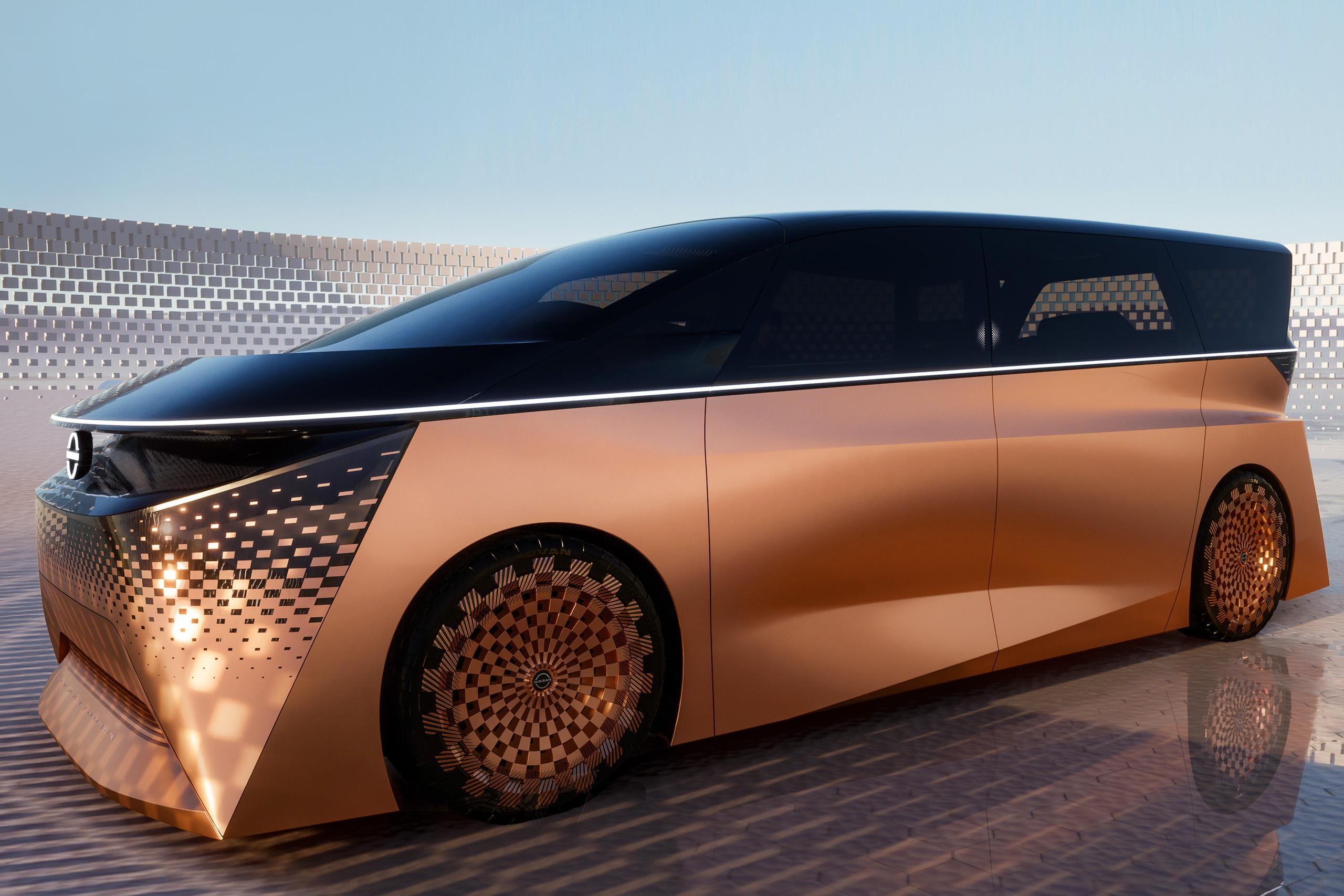 Nissan Hyper Tourer Concept is a sleek, self-driving luxury minivan ...