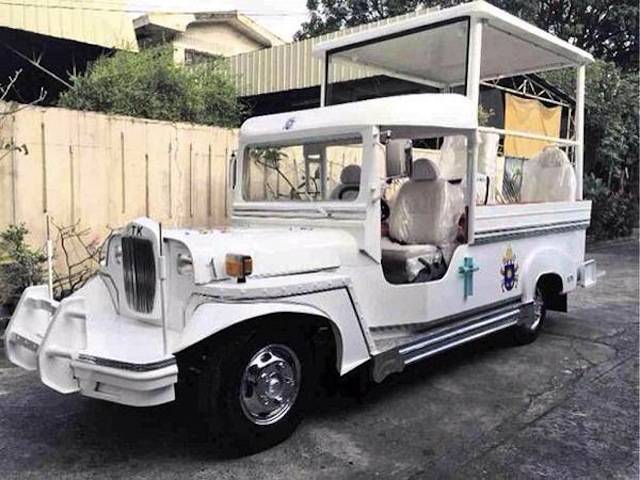 Vatican releases image of Pope Francis's popemobile for 2015 PH visit ...