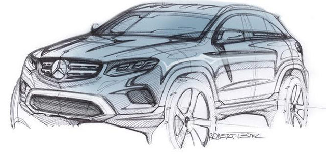 Mercedes-Benz previews GLC with official sketch - Auto News